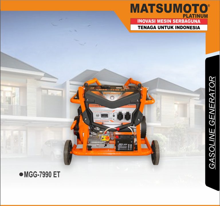MGG-7990 ET | GASOLINE GENERATOR | GENERATOR BENSIN | MATSUMOTO – Jagonya Mesin