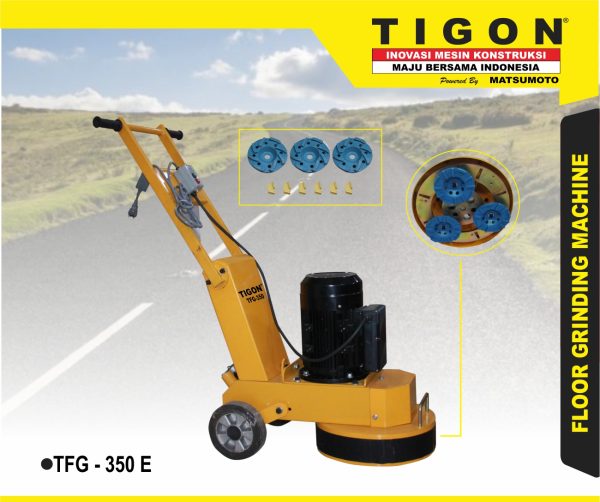 TFG-350 E | FLOOR GRINDING MACHINE | MESIN POLES LANTAI | TIGON – Jagonya Mesin